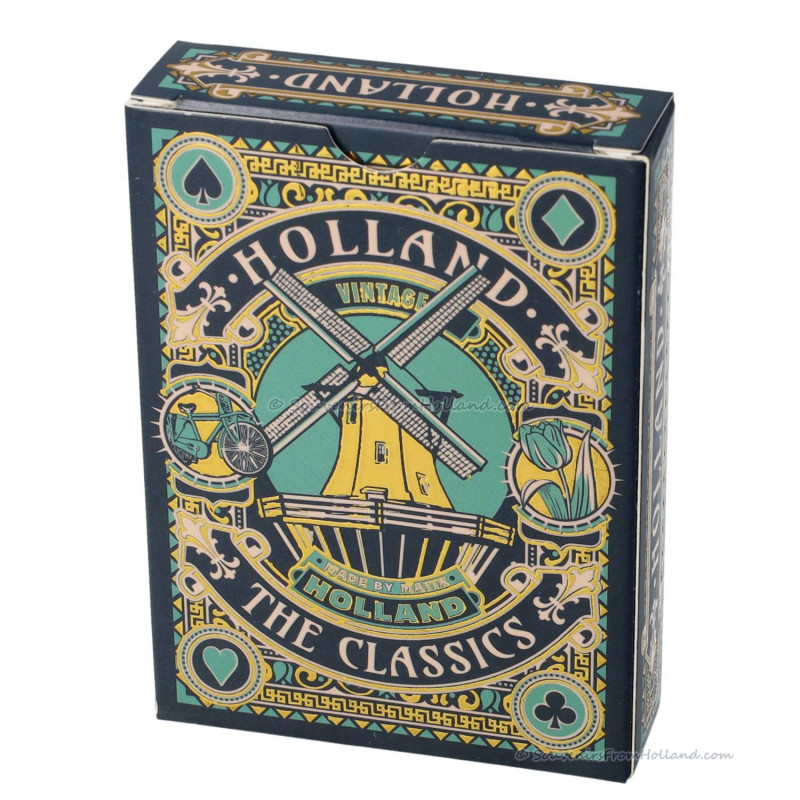 Blue Gold Holland Playing Cards - Souvenirs • Souvenirs from Holland