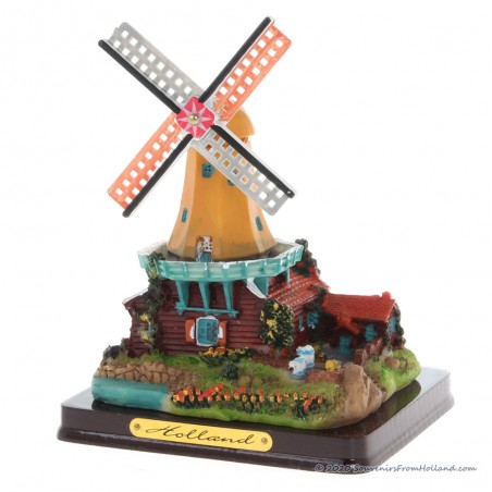 3D miniature Windmill - Red house - Miniature Landscapes • Souvenirs ...