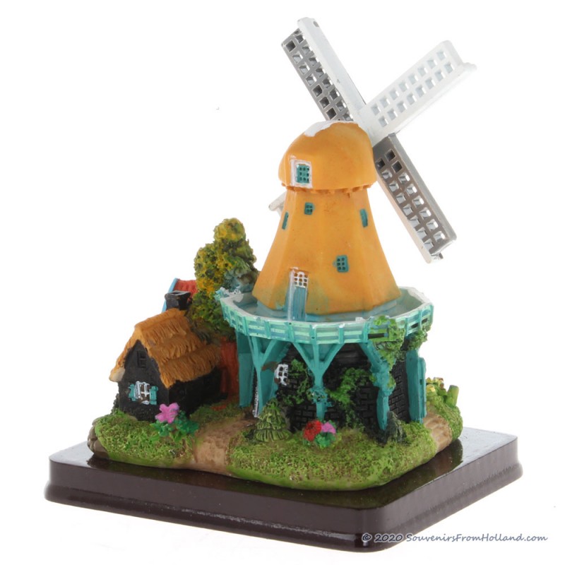 3D miniature Windmill - Yellow - Miniature Landscapes • Souvenirs from ...