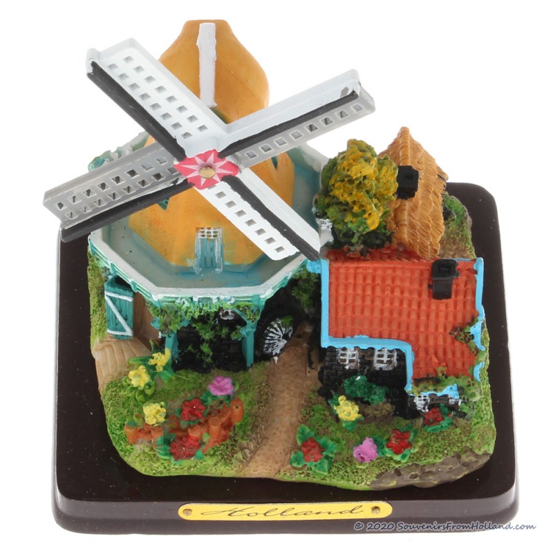 3D miniature Windmill - Yellow - Miniature Landscapes • Souvenirs from ...