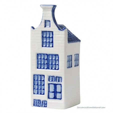 Canal House nr 5 - Bell gable 13cm - Blue White • Souvenirs from Holland