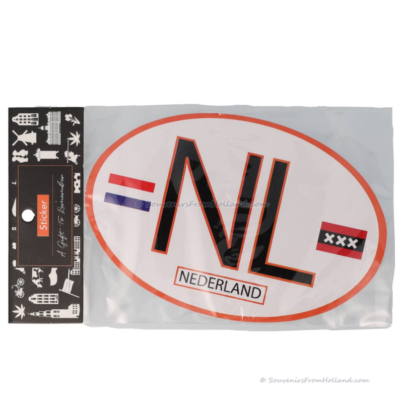 NL Bumper Sticker - Stickers Souvenirs • Souvenirs from Holland