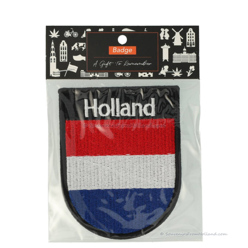 Dutch Flag Badge - Badges Patches Souvenirs • Souvenirs from Holland